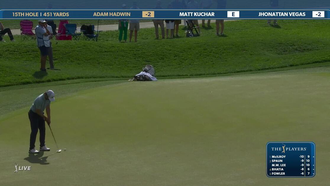 Adam Hadwin | Round 2 | 15th hole | Shot 4 | 2025 THE PLAYERS