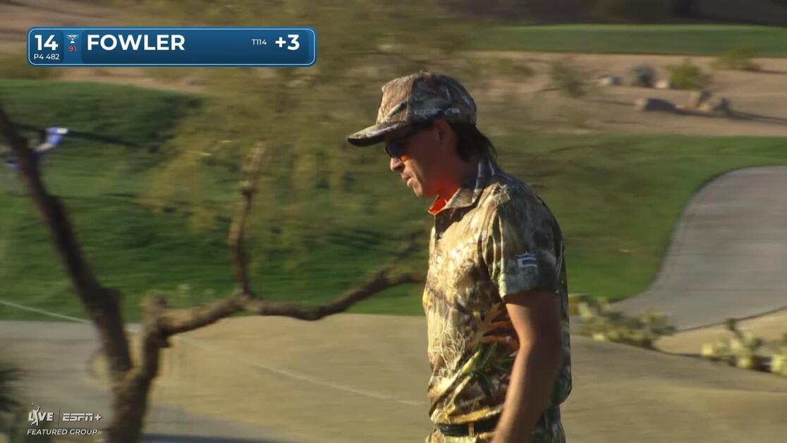 Rickie Fowler | Round 1 | 14th hole | Shot 4 | 2025 WM Phoenix Open