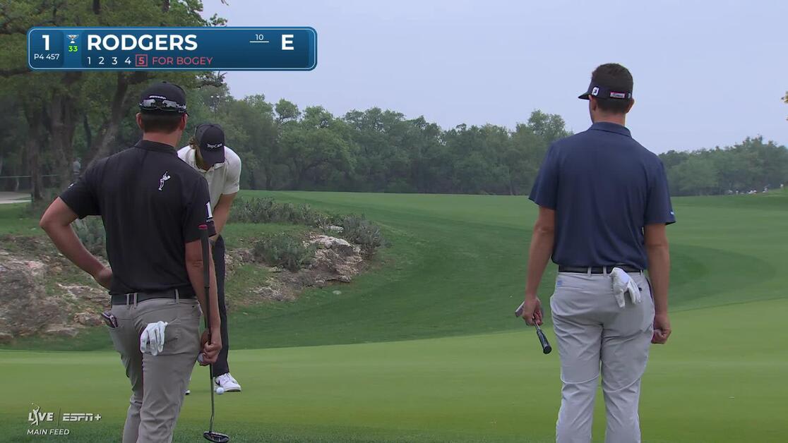 Patrick Rodgers | Round 1 | 1st hole | Shot 6 | 2025 Valero