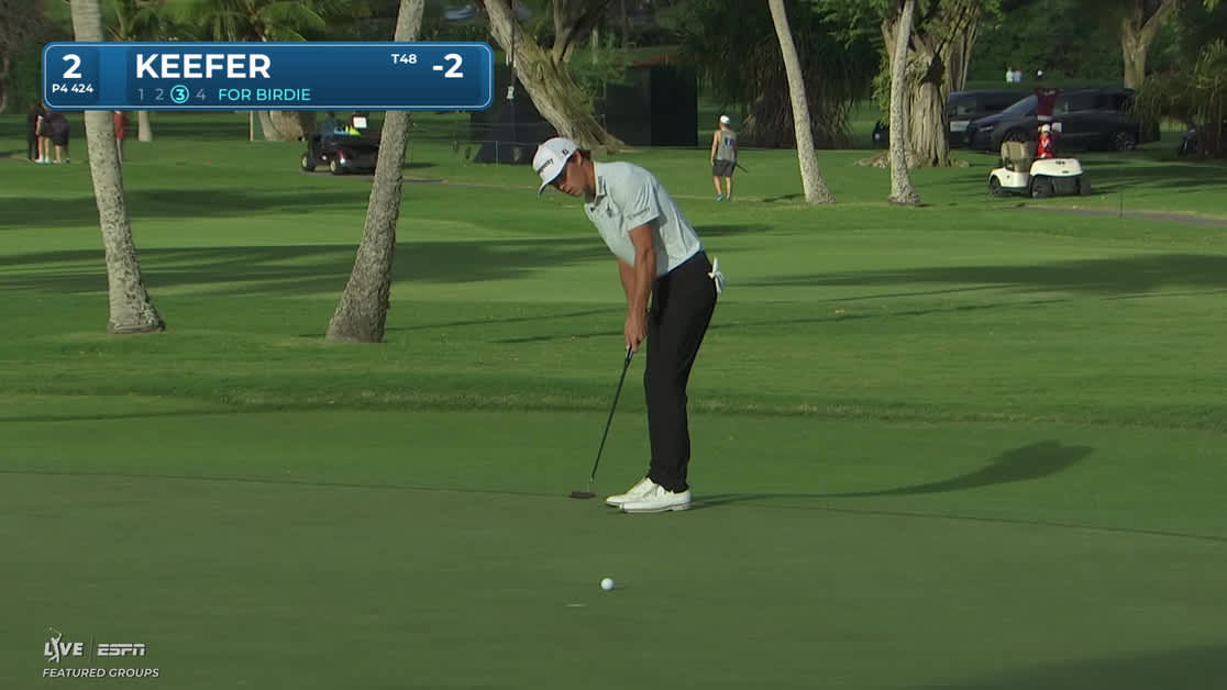 John Keefer | Round 3 | 2nd hole | Shot 4 | 2026 Sony Open