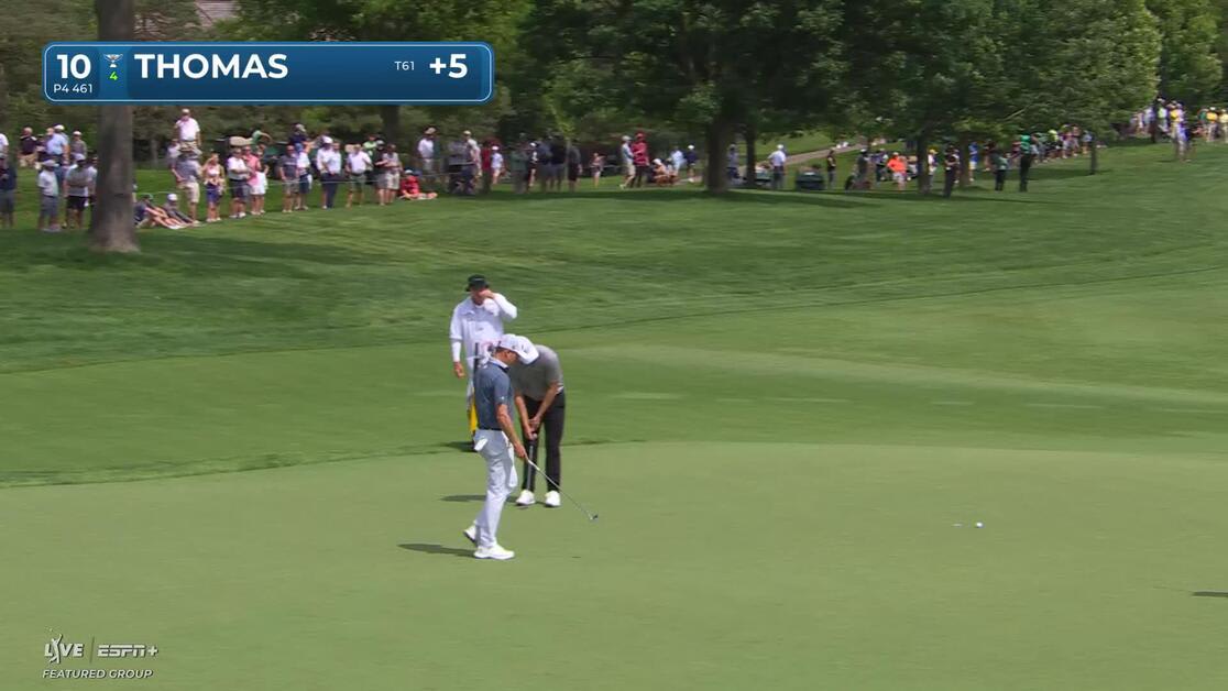 Justin Thomas | Round 1 | 10th hole | Shot 4 | 2025 the Memorial