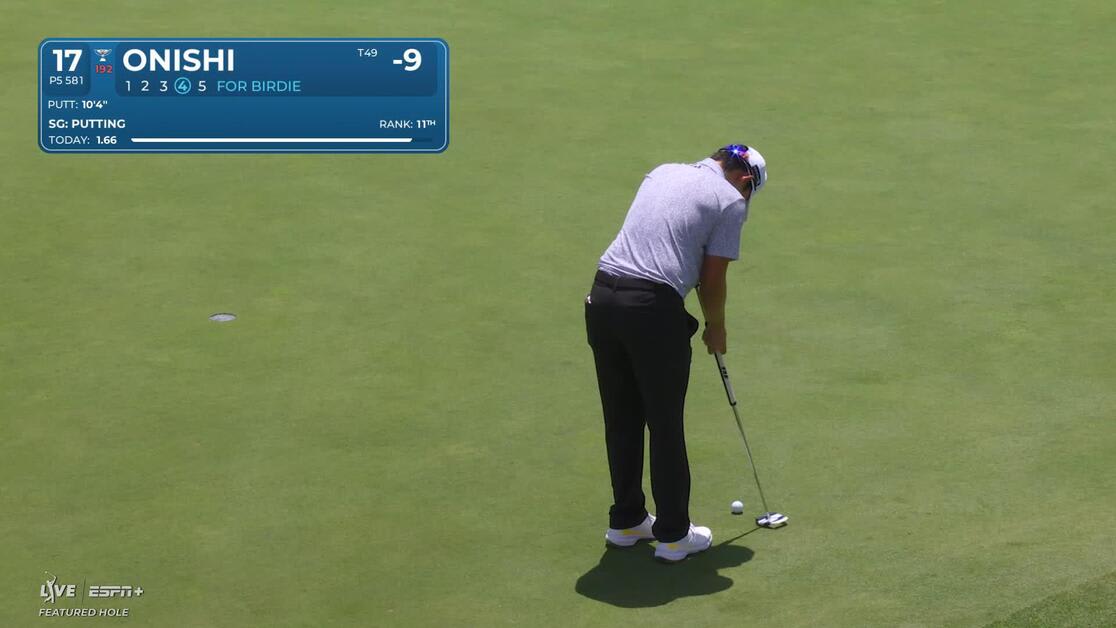 Kaito Onishi | Round 3 | 17th hole | Shot 5 | 2025 Rocket Classic
