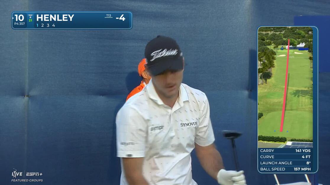 Russell Henley | Round 2 | 10th hole | Shot 1 | 2025 Sony Open