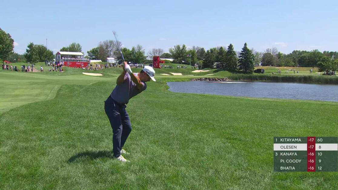 Thorbjørn Olesen | Round 3 | 9th hole | Shot 2 | 2025 3M Open