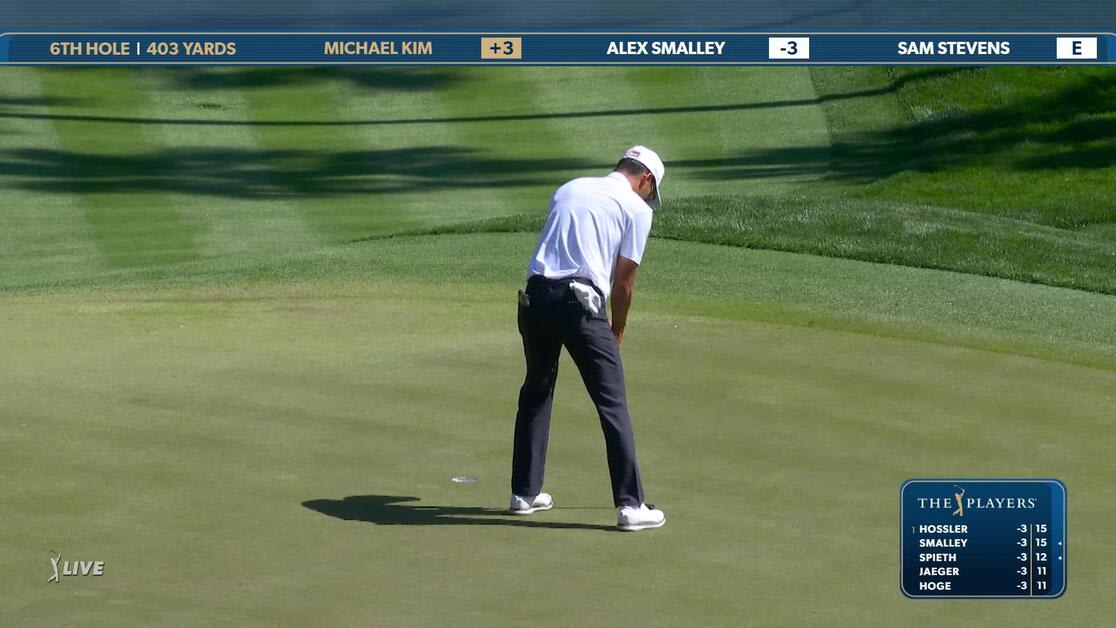Michael Kim | Round 1 | 6th hole | Shot 4 | 2025 THE PLAYERS