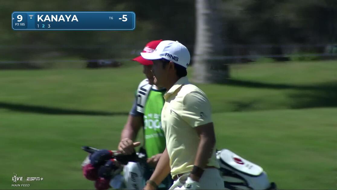 Takumi Kanaya | Round 1 | 9th hole | Shot 2 | 2025 Mexico Open