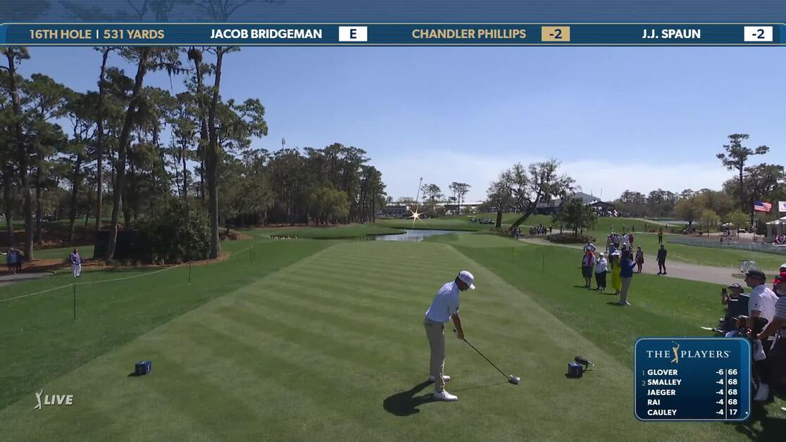 Chandler Phillips | Round 1 | 16th hole | Shot 1 | 2025 THE PLAYERS