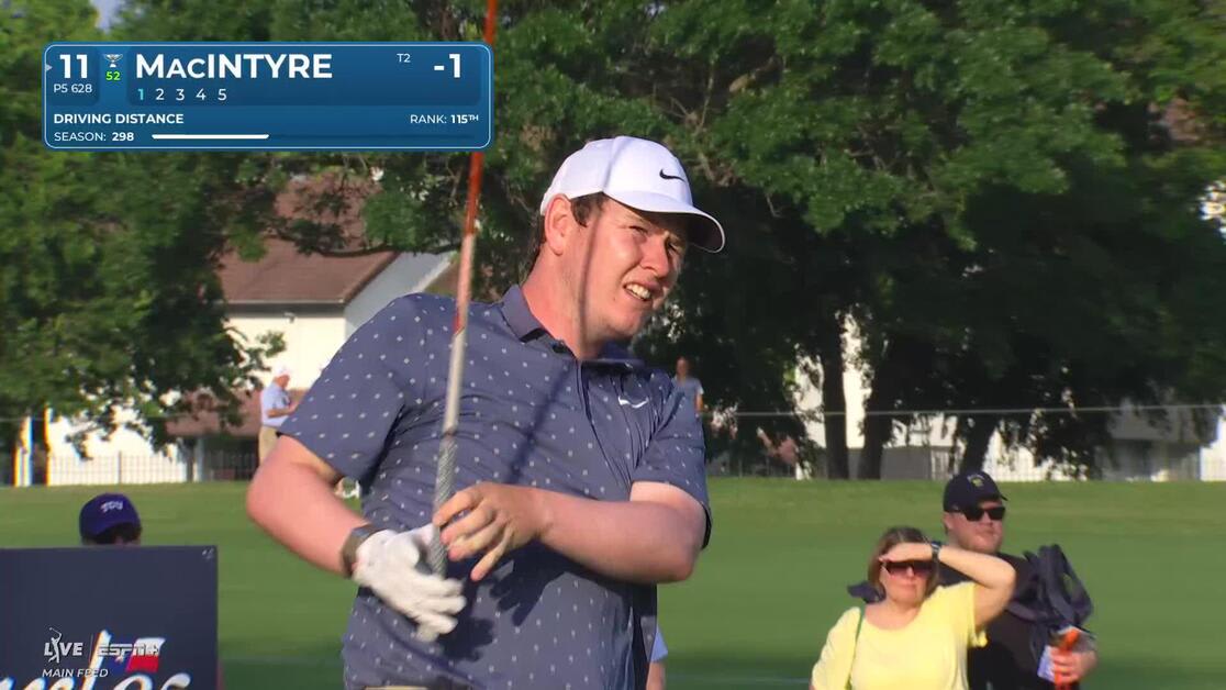 Robert MacIntyre | Round 1 | 11th hole | Shot 1 | 2025 Charles Schwab