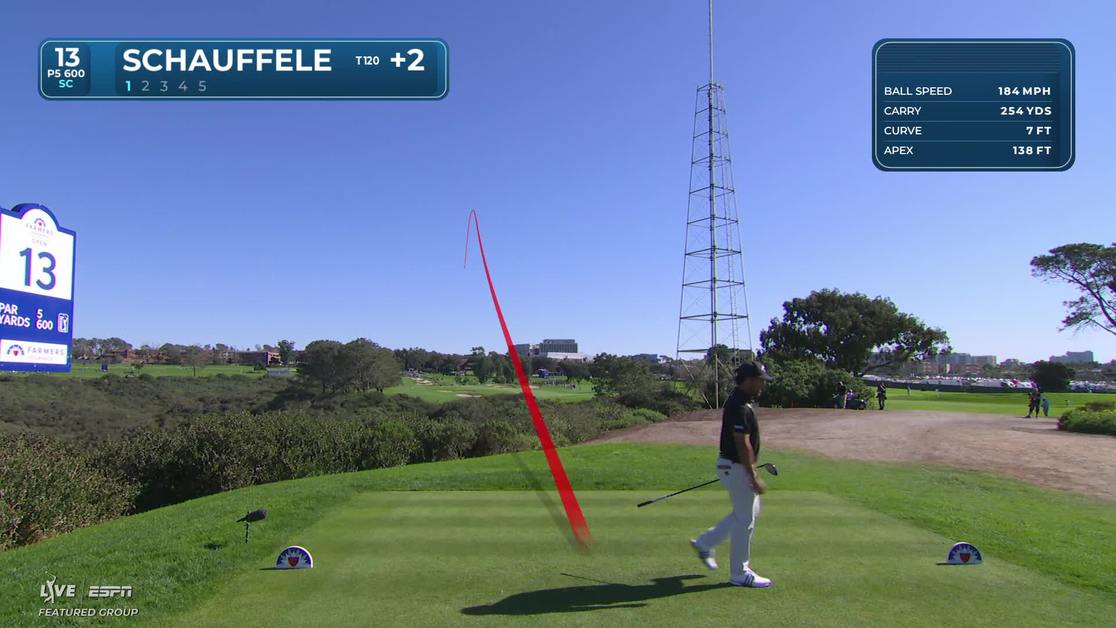 Xander Schauffele | Round 1 | 13th hole | Shot 1 | 2026 Farmers