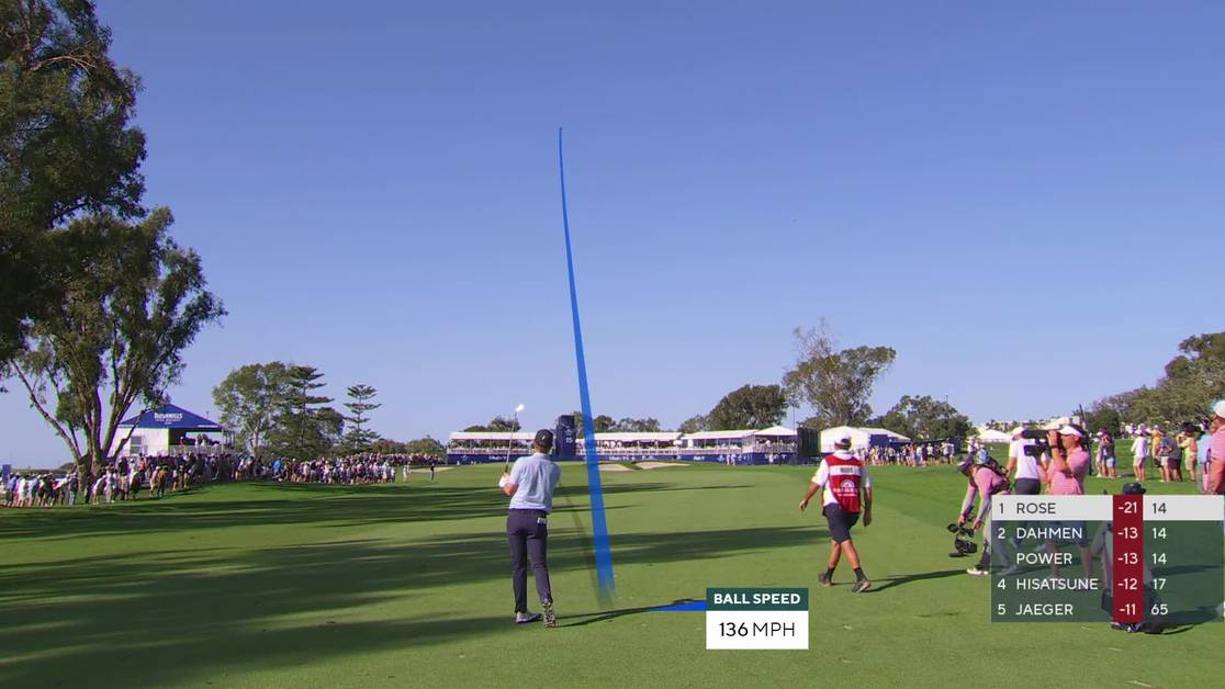Justin Rose | Round 3 | 15th hole | Shot 2 | 2026 Farmers