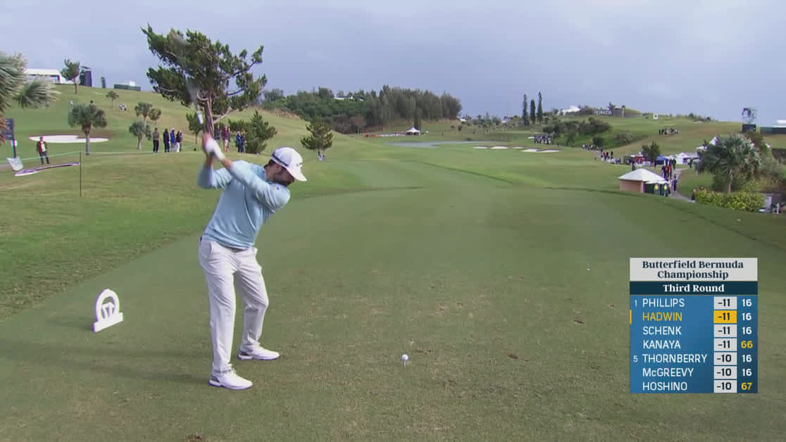 Adam Hadwin | Round 3 | 17th hole | Shot 1 | 2025 Butterfield Bermuda