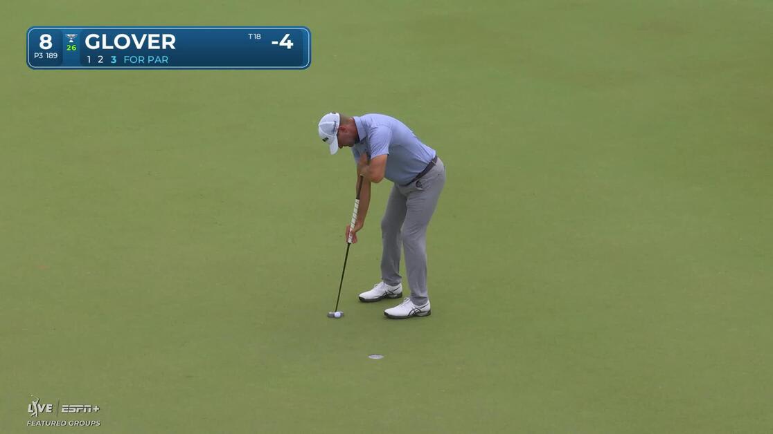 Lucas Glover | Round 3 | 8th hole | Shot 3 | 2025 Charles Schwab