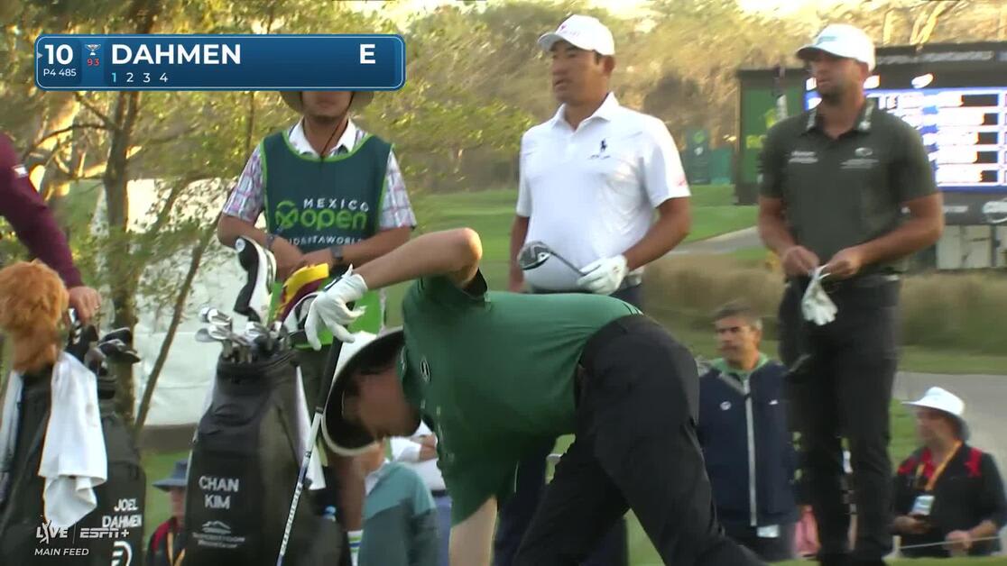 Joel Dahmen | Round 1 | 10th hole | Shot 1 | 2025 Mexico Open
