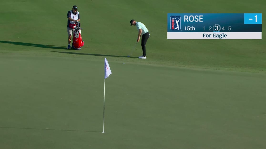 Justin Rose | Round 1 | 15th hole | Shot 3 | 2025 Hero World Challenge