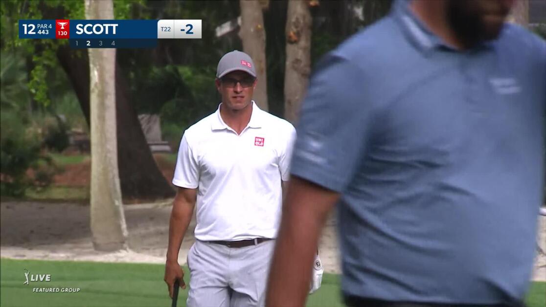 Adam Scott | 2023 RBC Heritage | Round 1 | 12th hole | Shot 2