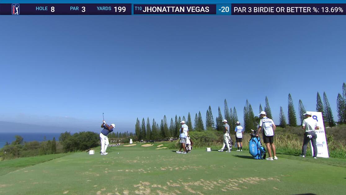 Jhonattan Vegas | Round 4 | 8th hole | Shot 1 | 2025 The Sentry