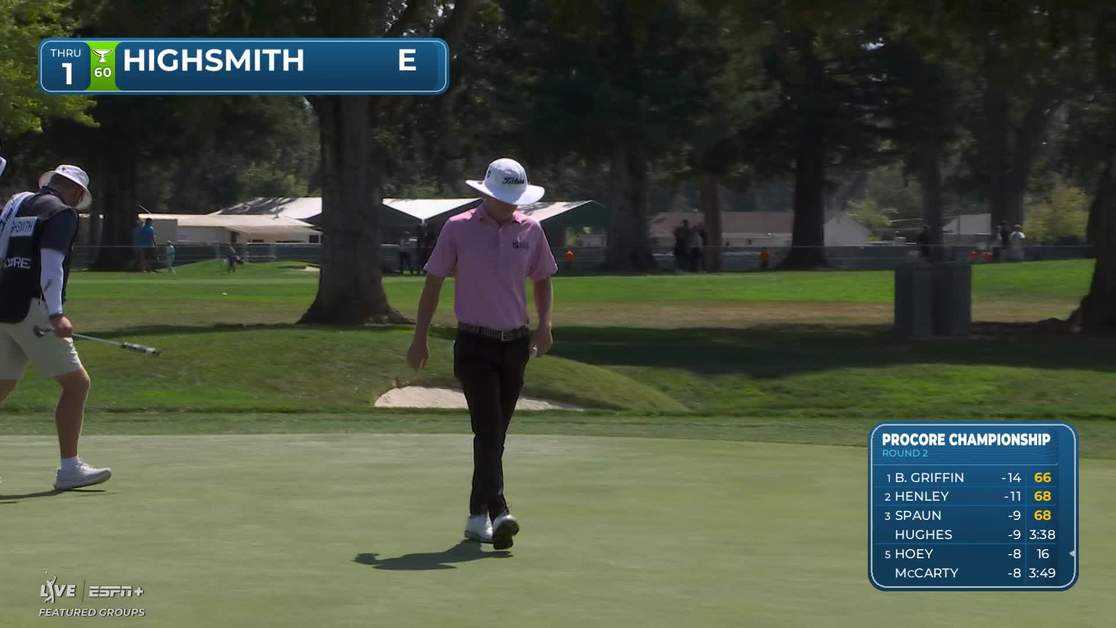 Joe Highsmith | Round 2 | 1st hole | Shot 4 | 2025 Procore