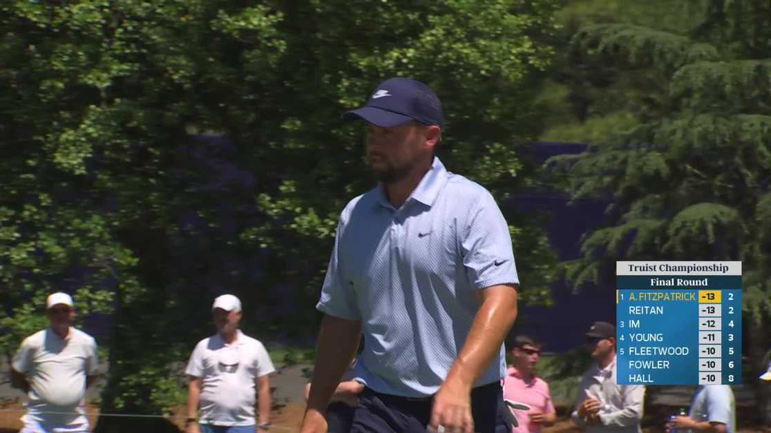 Alex Fitzpatrick | Round 4 | 3rd hole | Shot 6 | 2026 Truist Championship