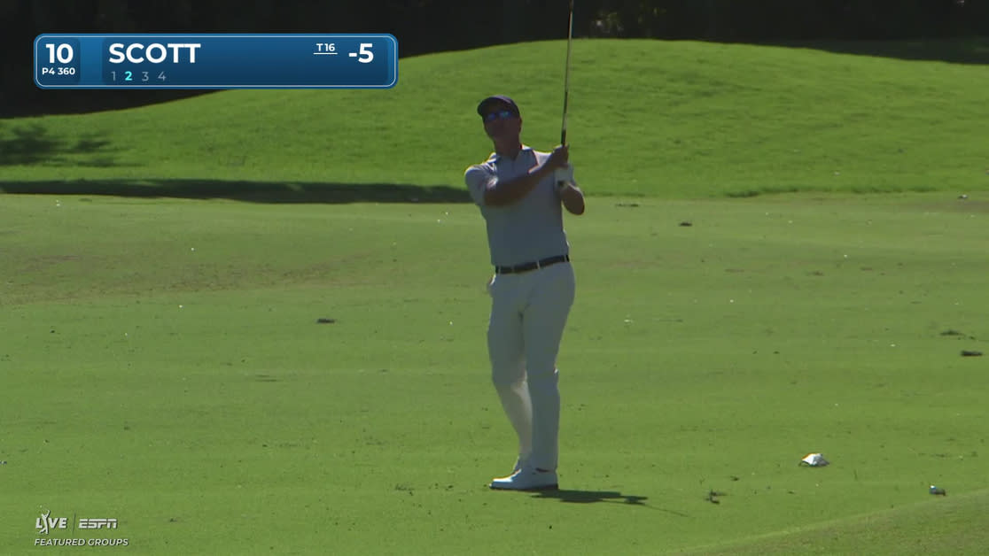 Adam Scott | Round 2 | 10th hole | Shot 2 | 2026 Sony Open
