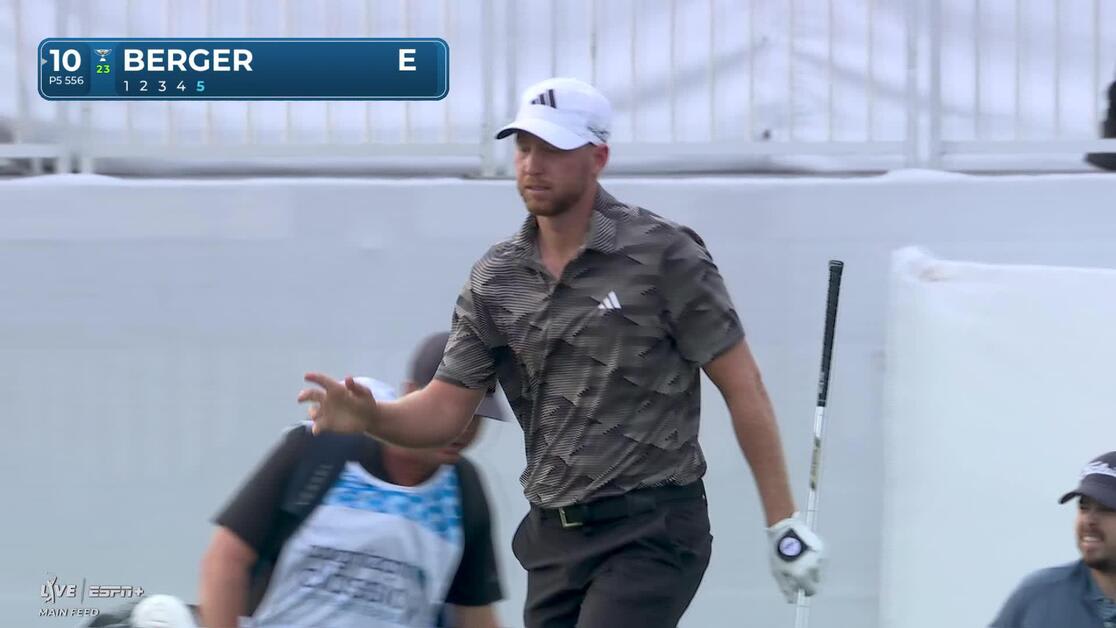 Daniel Berger | Round 1 | 10th hole | Shot 5 | 2025 Cognizant Classic