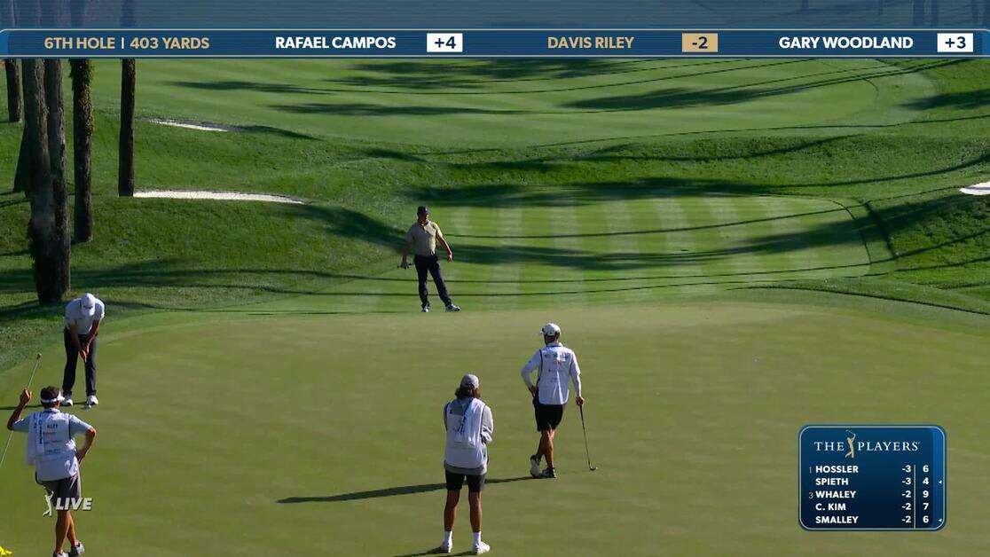 Davis Riley | Round 1 | 6th hole | Shot 4 | 2025 THE PLAYERS