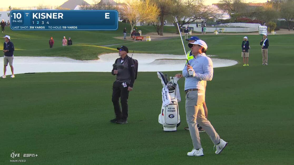 Kevin Kisner | Round 1 | 10th hole | Shot 2 | 2025 WM Phoenix Open
