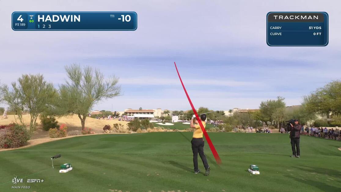 Adam Hadwin | Round 4 | 4th hole | Shot 1 | 2025 WM Phoenix Open