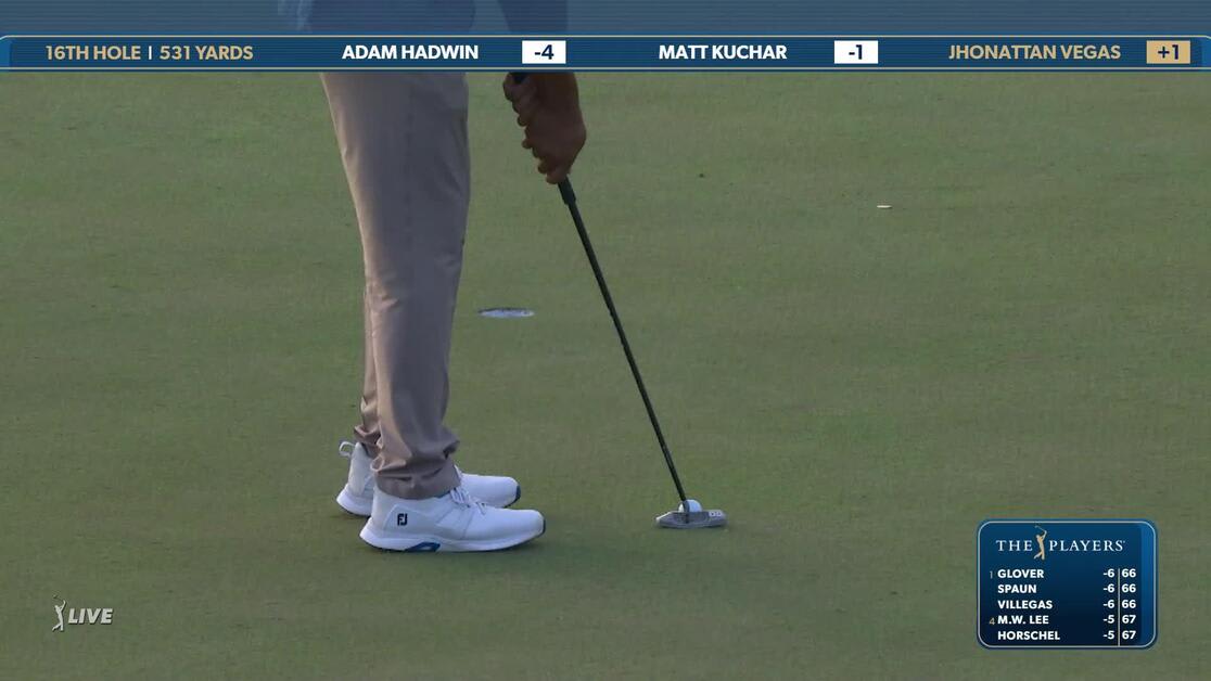 Jhonattan Vegas | Round 1 | 16th hole | Shot 4 | 2025 THE PLAYERS