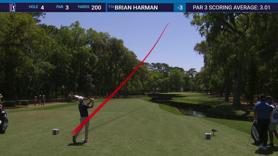 Brian Harman | Round 1 | 4th hole | Shot 1 | 2025 RBC Heritage