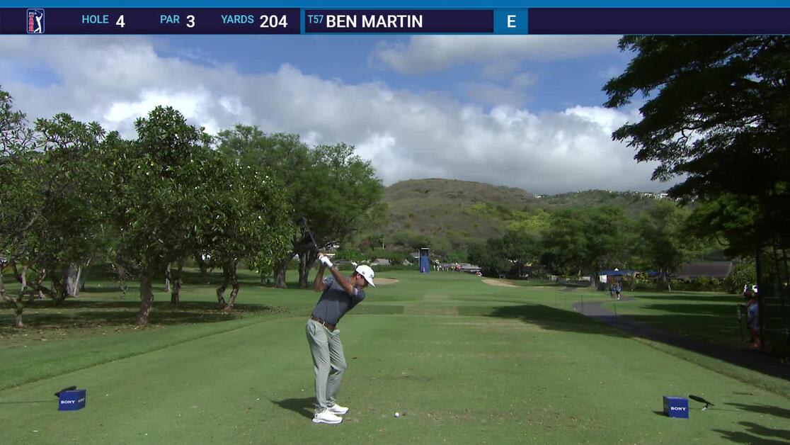 Ben Martin | Round 1 | 4th hole | Shot 1 | 2025 Sony Open