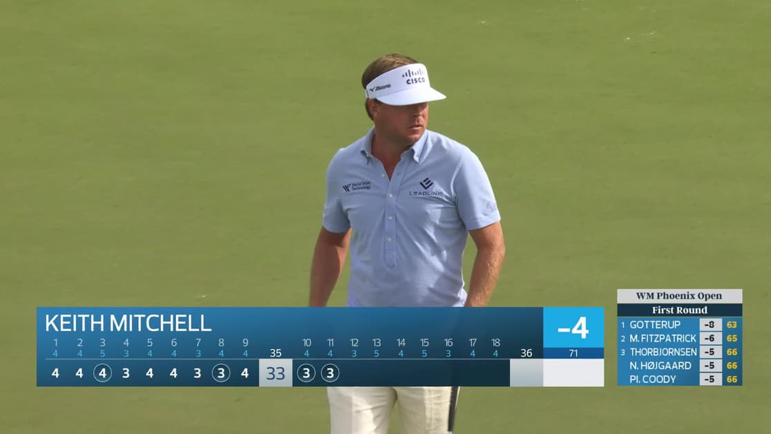 Keith Mitchell | Round 1 | 11th hole | Shot 3 | 2026 WM Phoenix Open