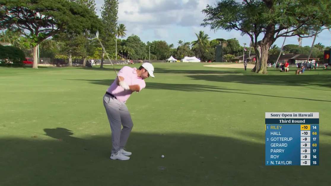 Davis Riley | Round 3 | 15th hole | Shot 2 | 2026 Sony Open