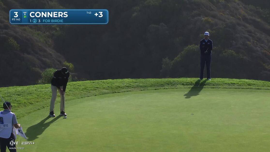 Corey Conners | Round 3 | 3rd hole | Shot 2 | 2025 Genesis