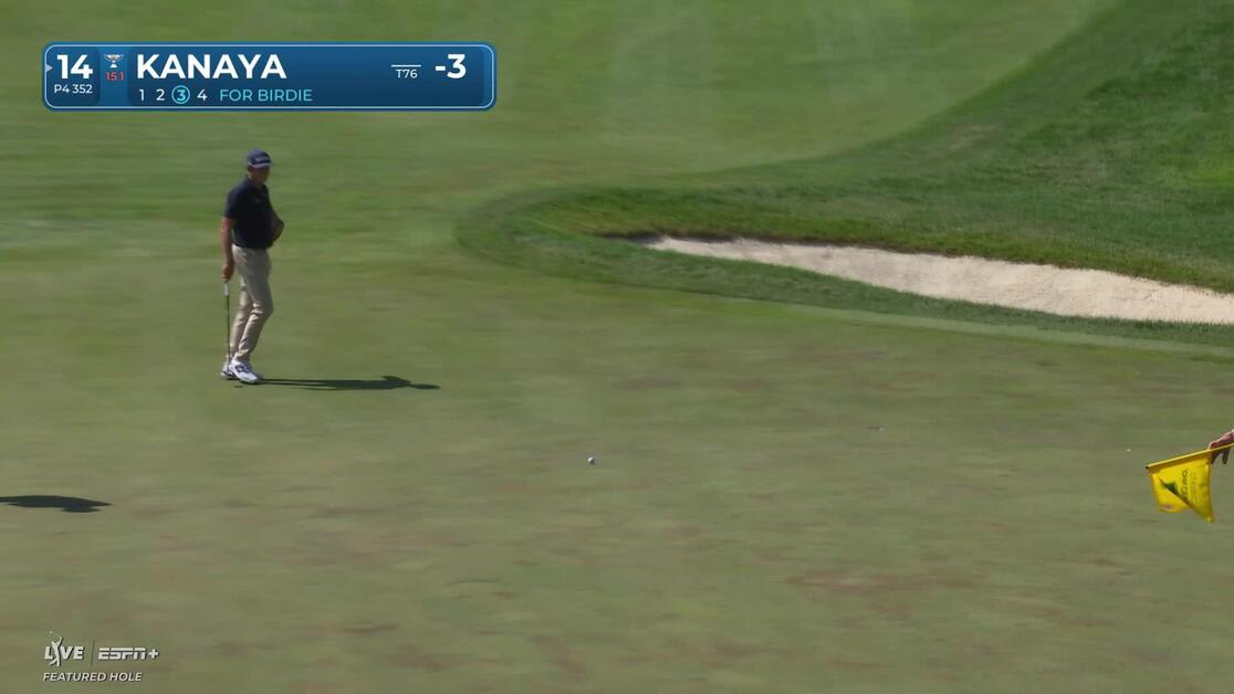 Takumi Kanaya | Round 2 | 14th hole | Shot 3 | 2025 John Deere