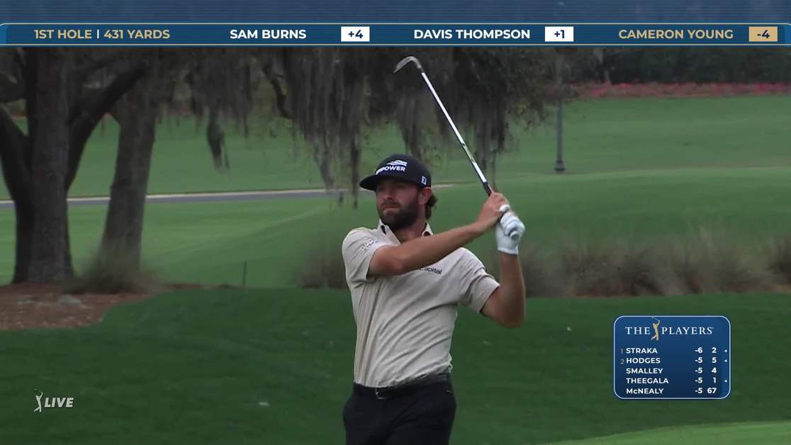 Cameron Young | Round 2 | 1st hole | Shot 2 | 2026 THE PLAYERS