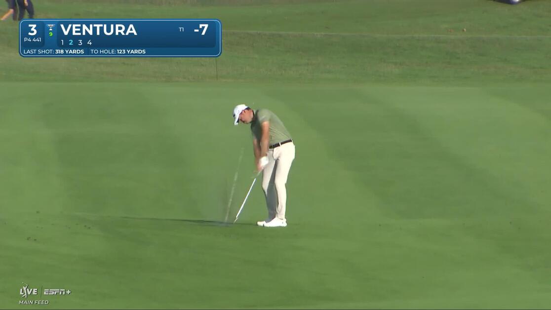 Kristoffer Ventura | Round 2 | 3rd hole | Shot 2 | 2025 Mexico Open