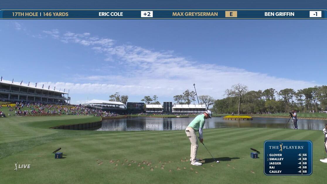 Max Greyserman | Round 1 | 17th hole | Shot 1 | 2025 THE PLAYERS