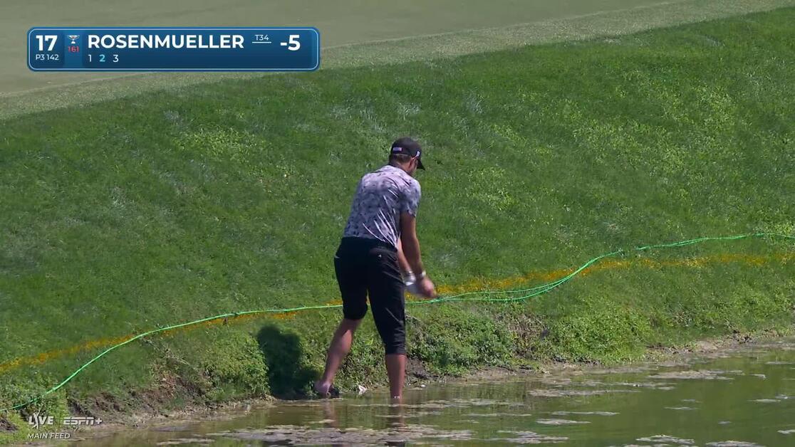 Thomas Rosenmueller | Round 2 | 17th hole | Shot 2 | 2025 Cognizant Classic