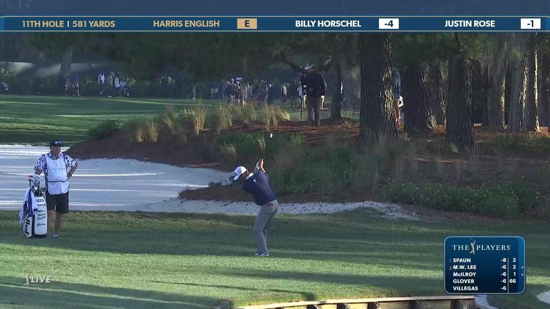 Harris English | Round 2 | 11th hole | Shot 3 | 2025 THE PLAYERS