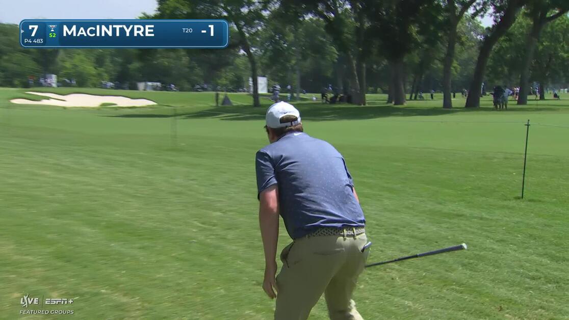 Robert MacIntyre | Round 1 | 7th hole | Shot 2 | 2025 Charles Schwab