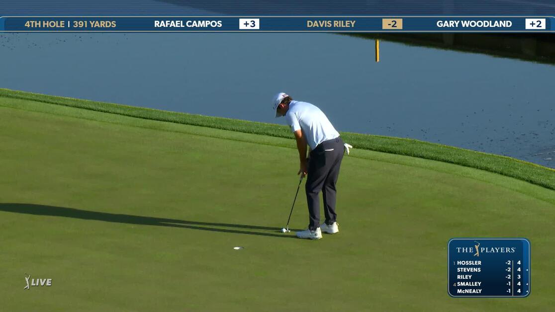 Davis Riley | Round 1 | 4th hole | Shot 4 | 2025 THE PLAYERS