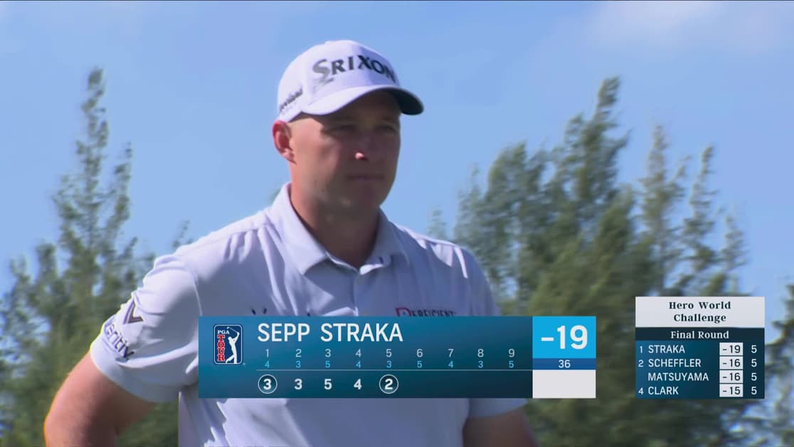 Sepp Straka | Round 4 | 5th hole | Shot 2 | 2025 Hero World Challenge