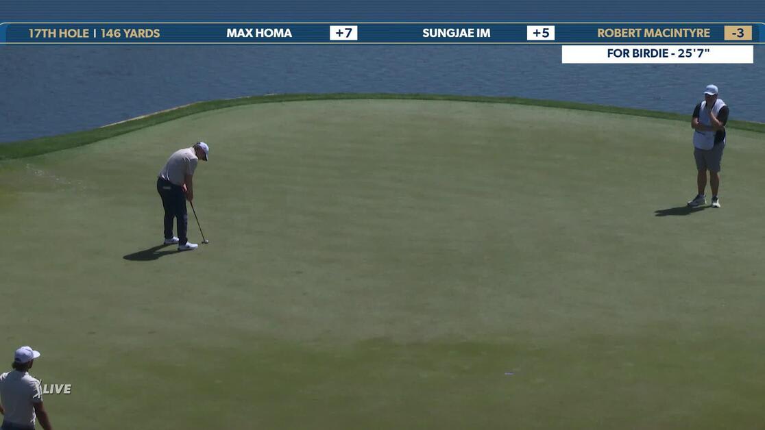 Robert MacIntyre | Round 1 | 17th hole | Shot 3 | 2025 THE PLAYERS
