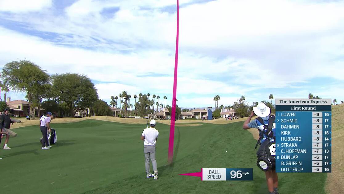 Nick Taylor | Round 1 | 12th hole | Shot 2 | 2025 The American Express