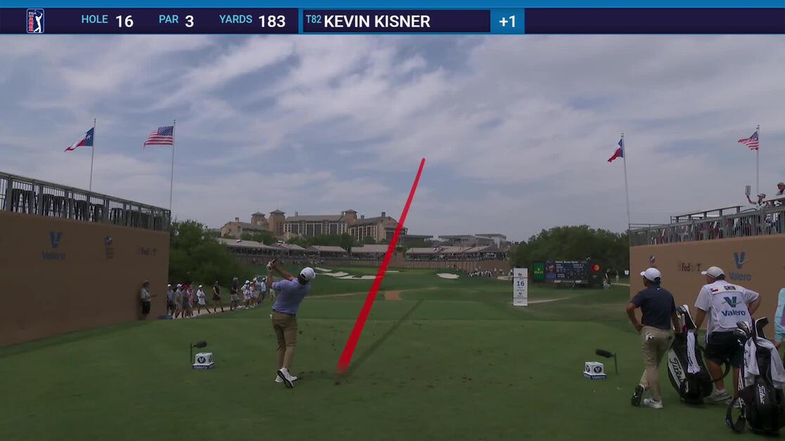 Kevin Kisner | Round 1 | 16th hole | Shot 1 | 2025 Valero