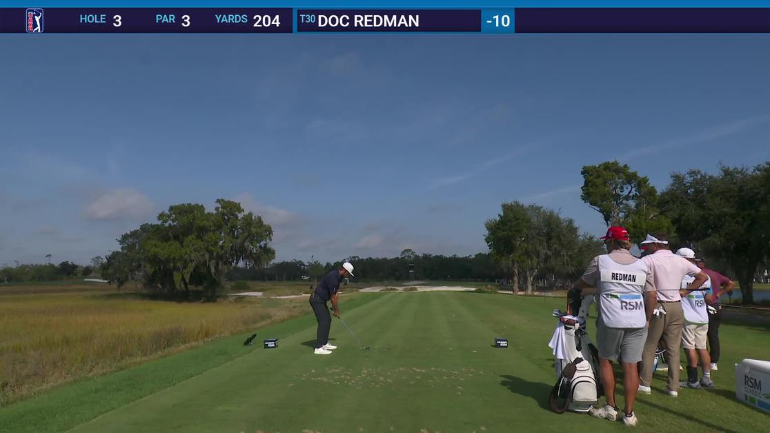 Doc Redman | Round 3 | 3rd hole | Shot 1 | 2025 The RSM Classic