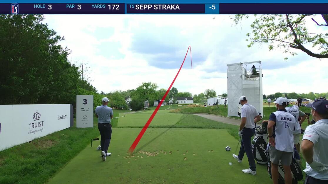 Sepp Straka | Round 1 | 3rd hole | Shot 1 | 2025 Truist Championship