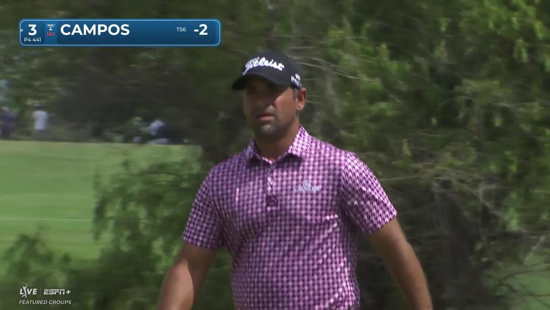 Rafael Campos | Round 2 | 3rd hole | Shot 3 | 2025 Mexico Open