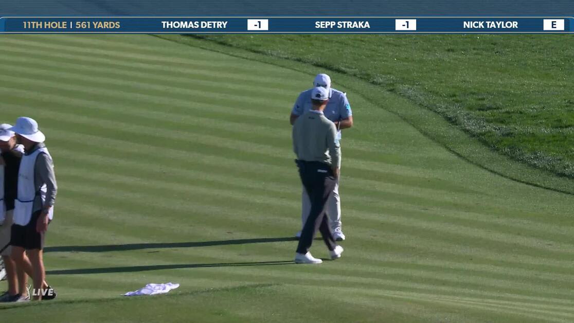 Nick Taylor | Round 1 | 11th hole | Shot 5 | 2025 THE PLAYERS