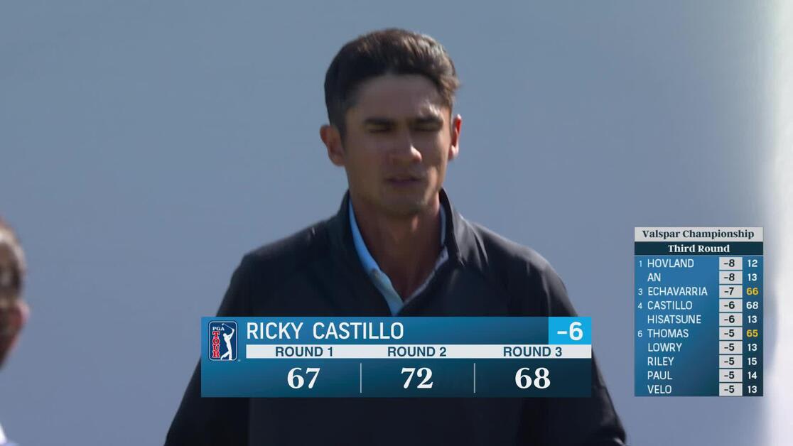 Ricky Castillo | Round 3 | 18th hole | Shot 4 | 2025 Valspar